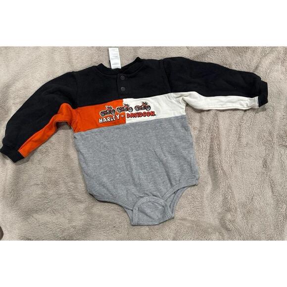 Harley-Davidson | Other | Harley Davidson Motorcycle Black Orange ...